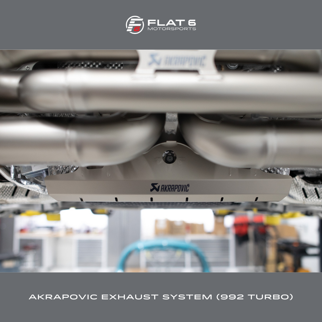 Akrapovic Slip-On Racing Exhaust for 992 Turbo
