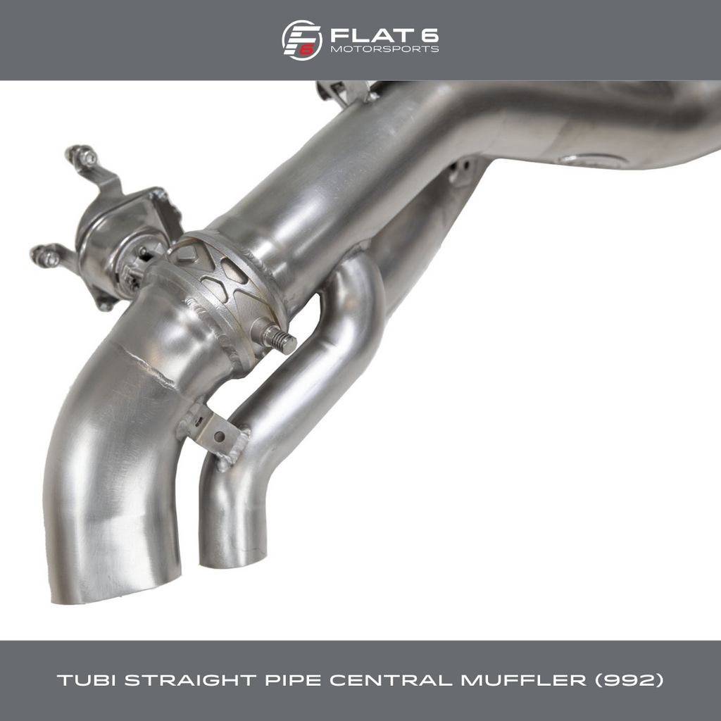 Tubi Style Straight Pipe Central Muffler (992 Turbo / Carrera)