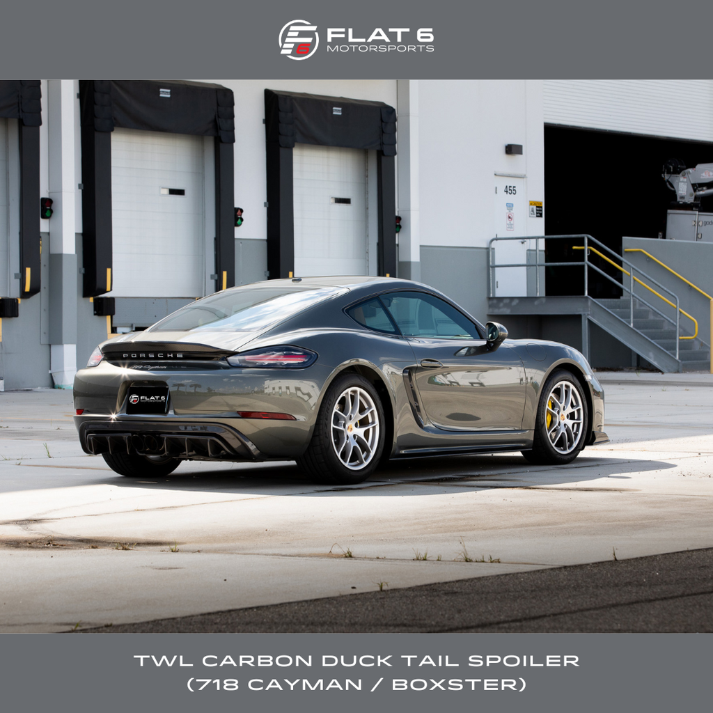 TWL Carbon 718 Ducktail Spoiler | Flat 6 Motorsports