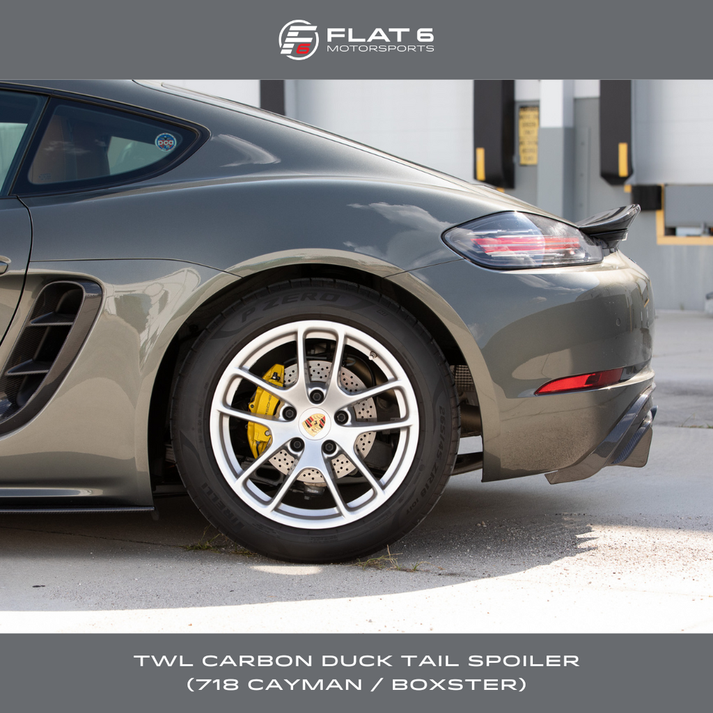 TWL Carbon 718 Ducktail Spoiler | Flat 6 Motorsports