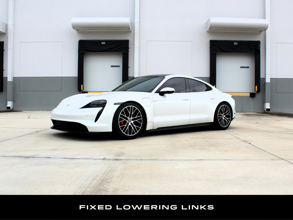 Taycan Fixed/Adjustable Lowering Links | Flat 6 Motorsports