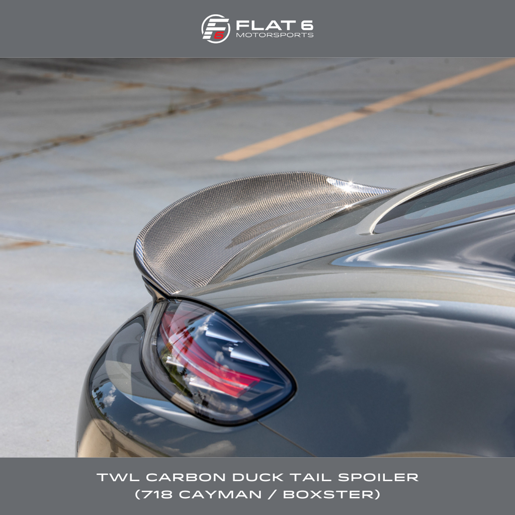TWL Carbon 718 Ducktail Spoiler | Flat 6 Motorsports