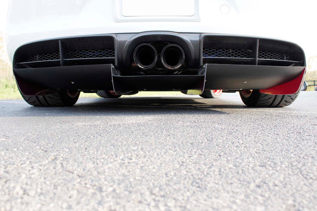 Porsche 981 Carbon Fiber Rear Diffuser | Flat 6 Motorsports