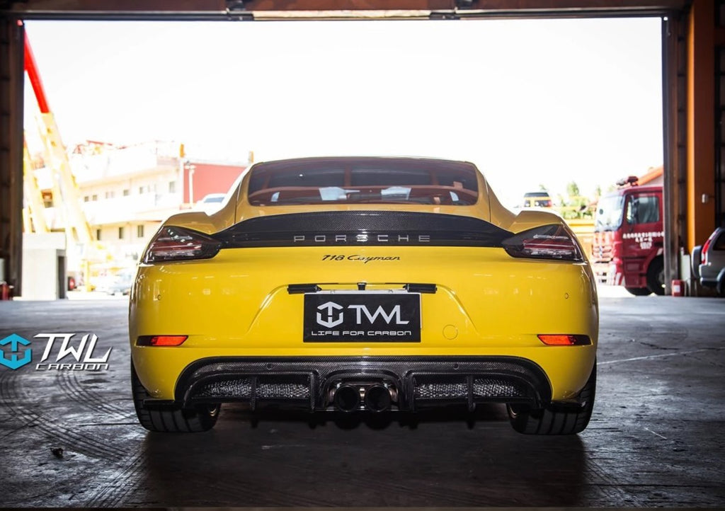 TWL Carbon 718 Ducktail Spoiler | Flat 6 Motorsports