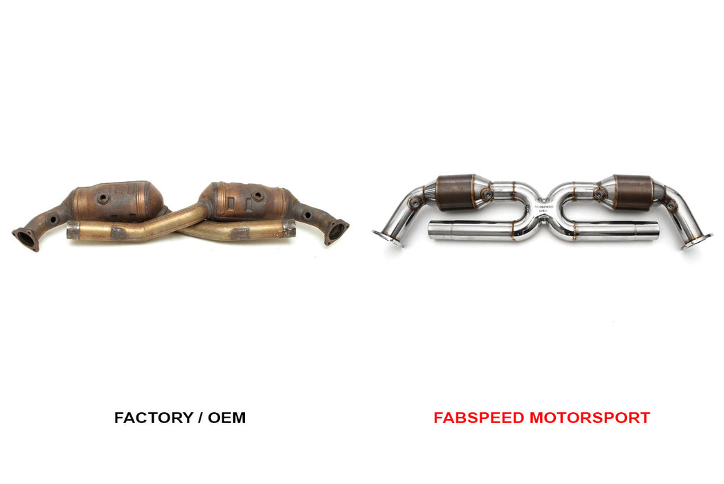 Fabspeed Sport Cat X-Pipe for 996 Carrera/GT3