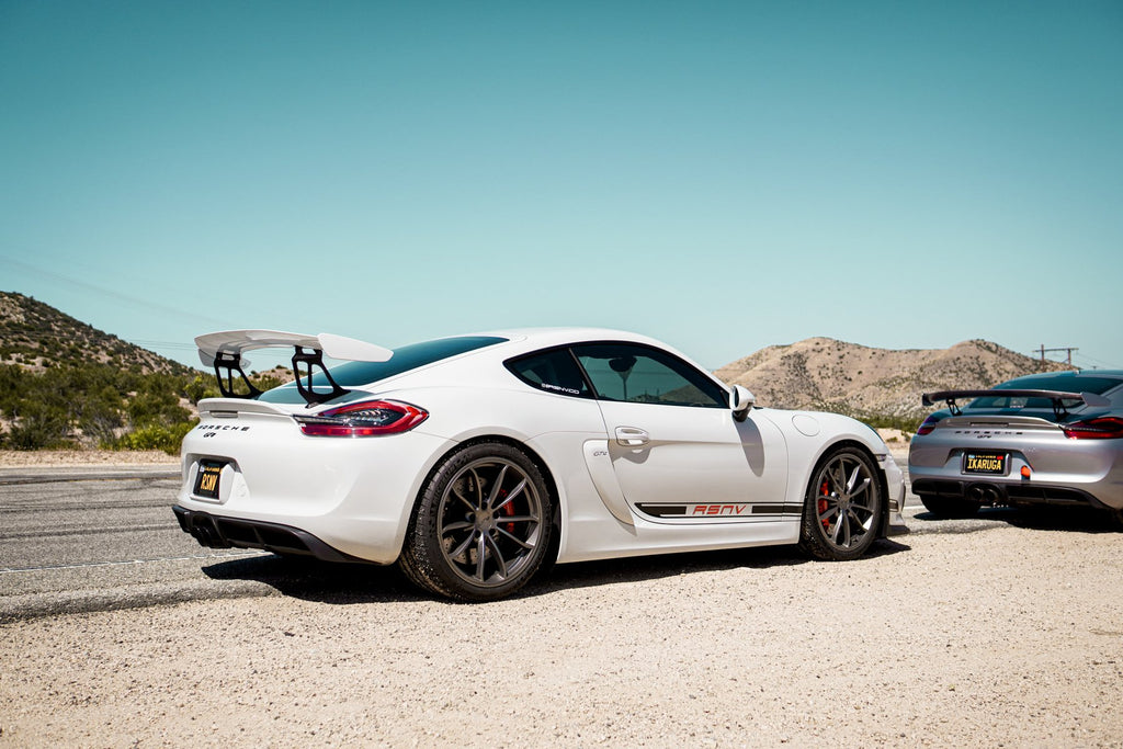 RSNV 3" GT4 Wing Risers for 981 | Flat 6 Motorsports