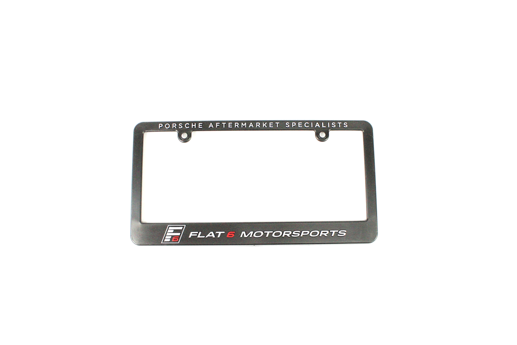 Flat 6 Motorsports License Plate Frame