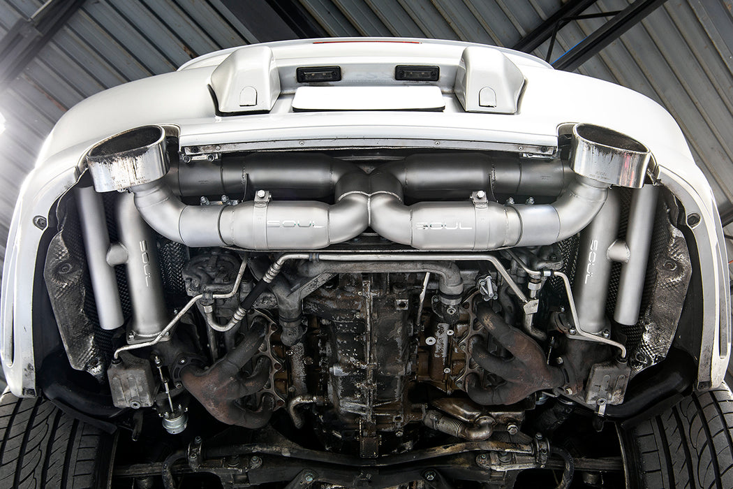 Soul Performance Products - Competition X-Pipe Exhaust System (996 Tur