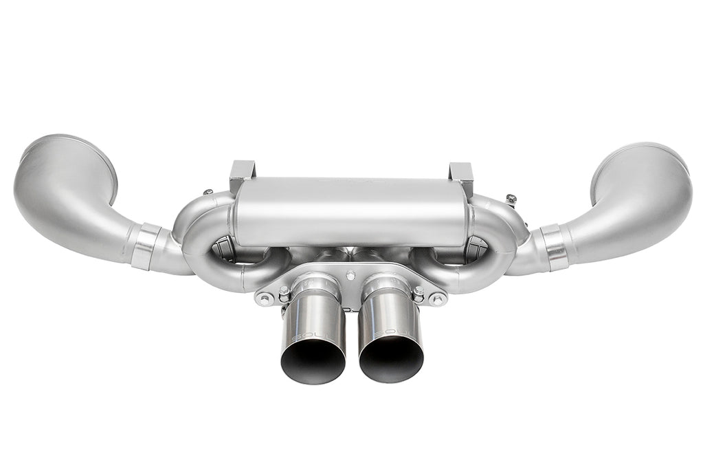 992 Exhaust — Tagged "Model: 992 GT3"
