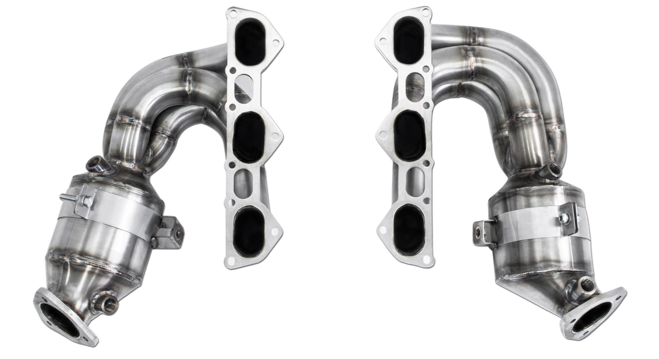 Cargraphic Long Tube Headers for 718 GT4 | Flat 6 Motorsports